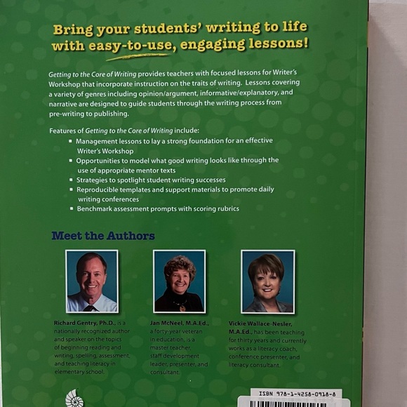 Other | New Getting To The Core Of Writing Level 4 Lesson Book ...